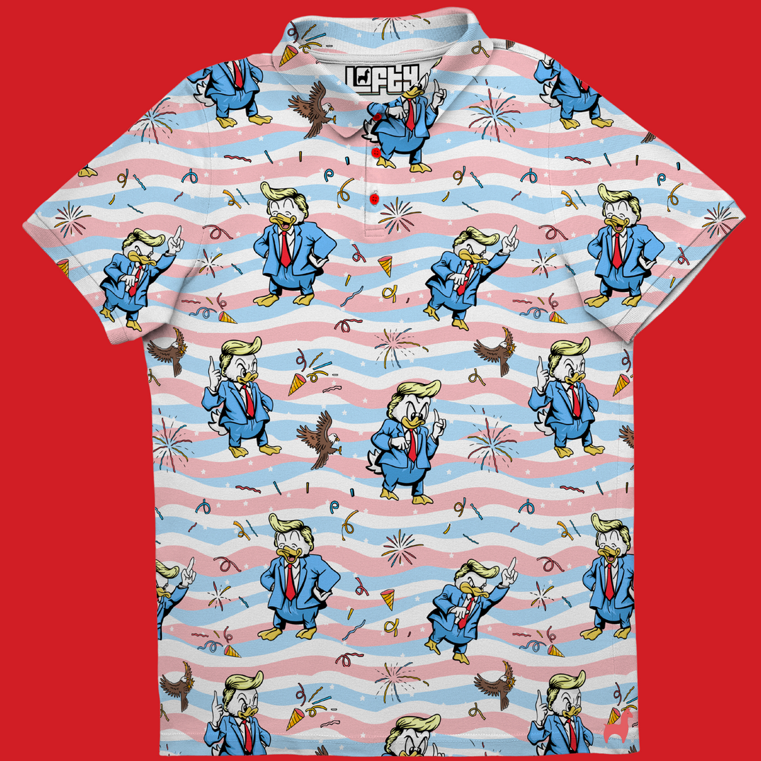 The Donald (Duck) | Funny/Fun Golf Polo for Men – Lofty Llama Golf ...